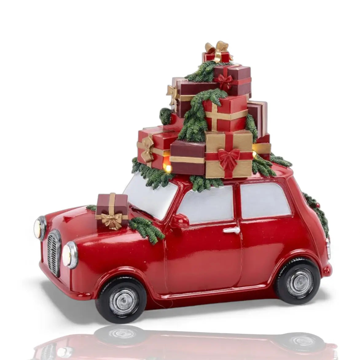 Red Vintage Car w/Gifts 20cm - October 2026 Delivery – M R S C L A U S ...