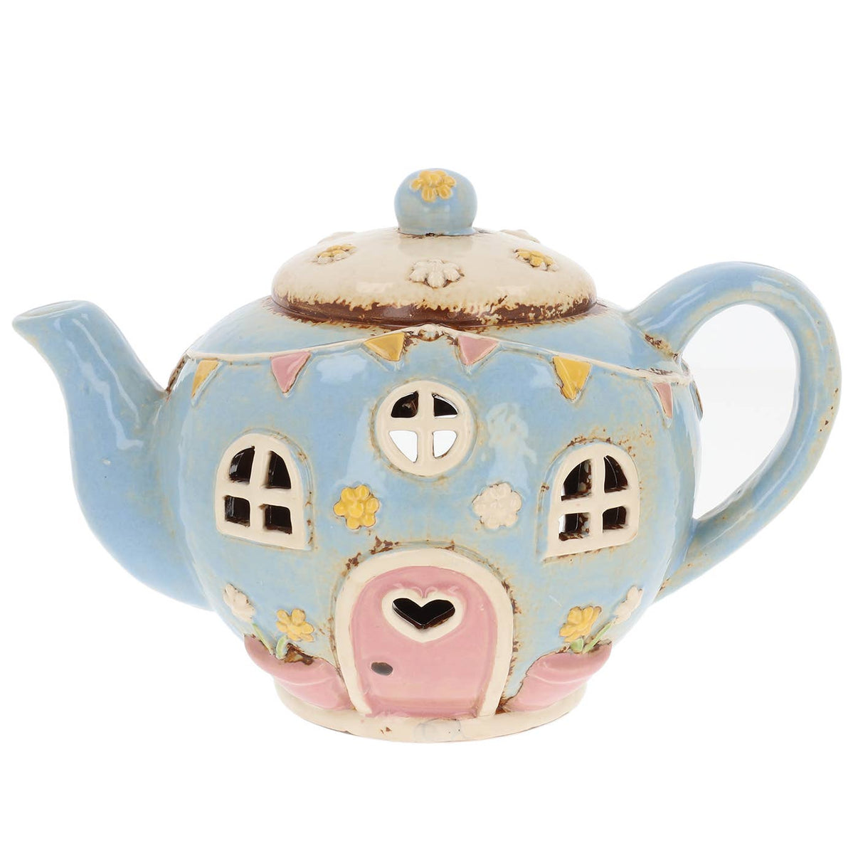 Village Pottery Teapot Round Tealight - Arriving in Store Mid-April – M ...